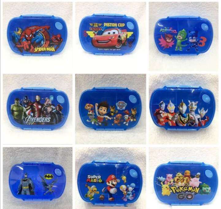 Lunch Box cartoons design for girl and boy kids/student | Lazada PH