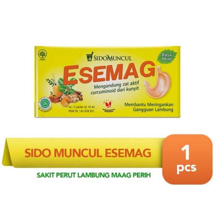 Esemag Cair 1 Dus (5 SACHET x10ml) - Sakit Perut Lambung Maag Perih ...
