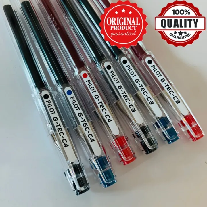 Original Pilot G-Tec-C4/C3 Black/Blue/Red Sign Pen (SOLD PER PC ...