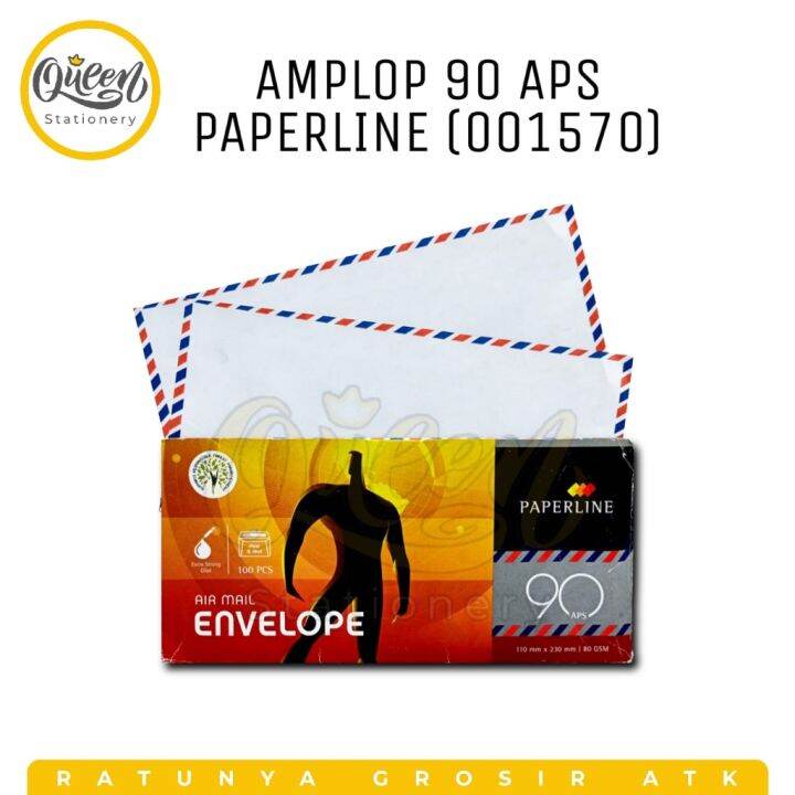 AMPLOP 90 APS PAPERLINE / AMPLOP PUTIH / AMPLOP PANJANG / AMPLOP ...