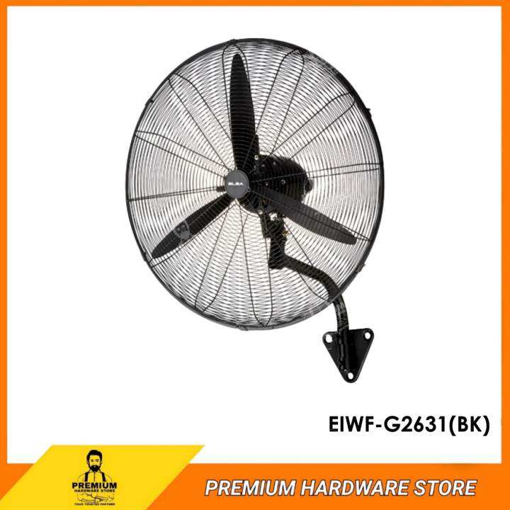 ELBA Industrial Wall Fan EIWF-G2631(BK) Heavy Duty Electric Wall ...