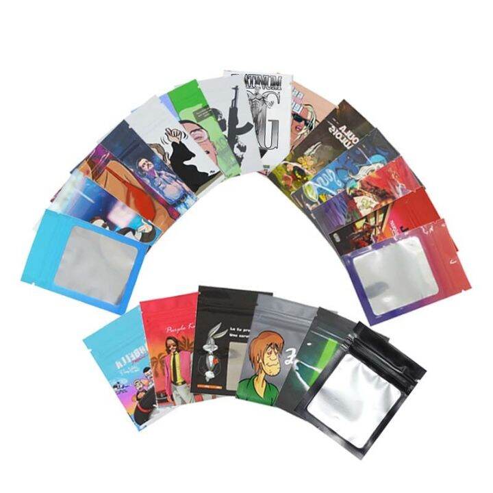 Reusable Edible Smell Proof Baggies Small Zip Lock Gummies Plastic ...