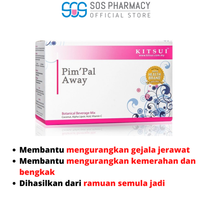 KITSUI Pim'Pal Away/ Pimple Away (10G x 15 Sachets) - Acne/Jerawat | Lazada