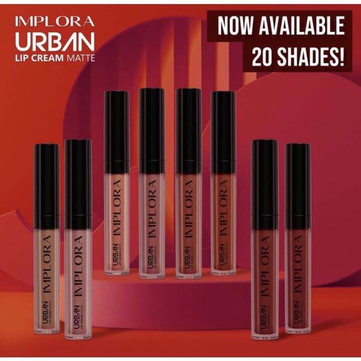 Implora Urban Lip Cream Matte Cream / Lipstik Implora Matte / implora ...