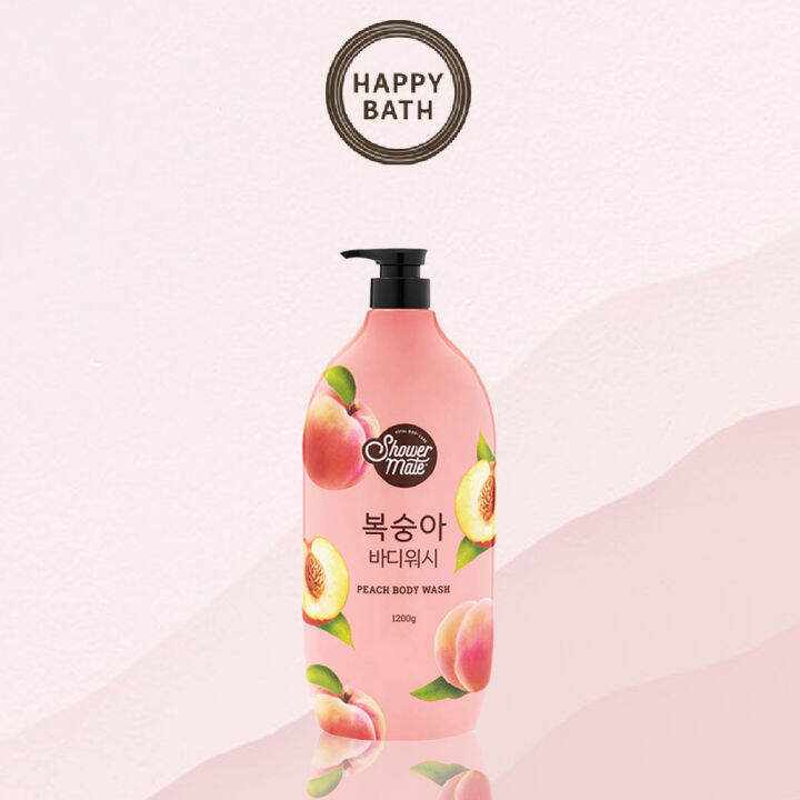 Korea Shower Mate Natural Body Wash Peach 1200g | Lazada
