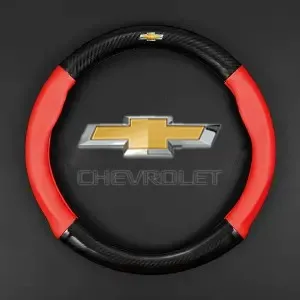 Chevrolet Carbon Fiber Steering Wheel Cover Fit Chevrolet Sail Captiva ...