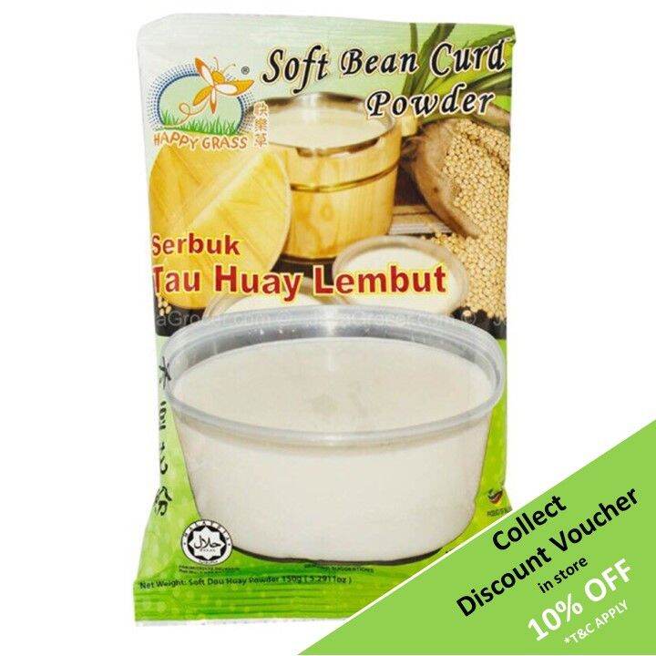 (HALAL) Happy Grass Vegetarian Soft Soya Bean Curd Powder (Serbuk Tau ...