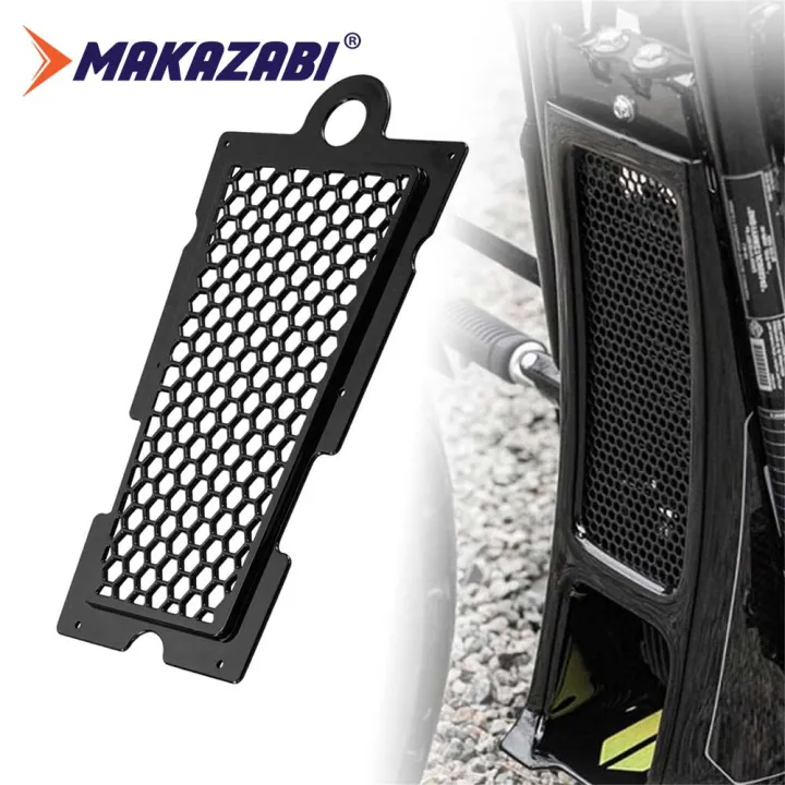 Motorcycle ABS Honeycomb Radiator Guard Mesh Grille Protection Cover ...
