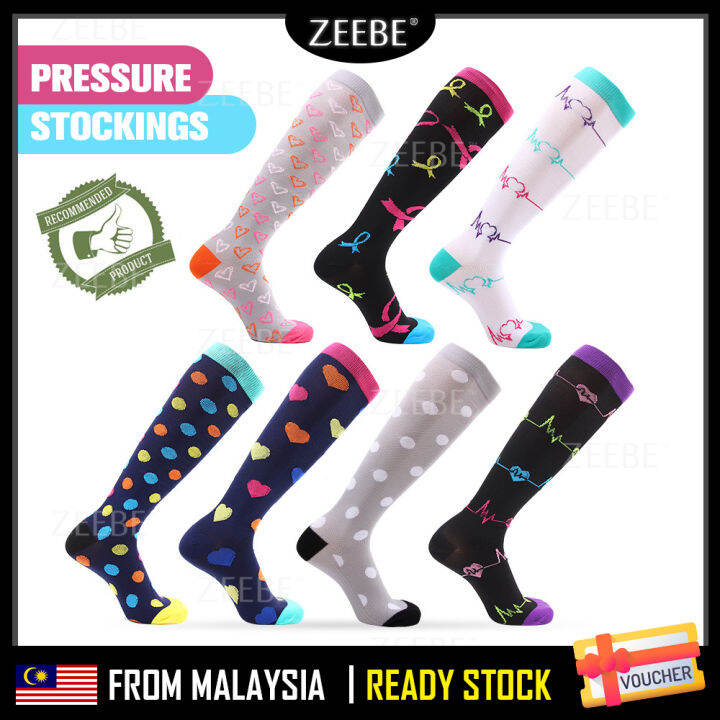 ZEEBE Maternity Magic Compression Socks Maternity Stocking Terapi Color ...