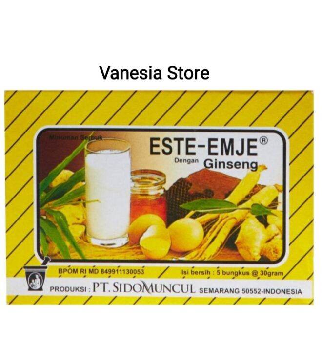 SIDOMUNCUL ESTE-EMJE GINSENG BOX ISI 5x30gr | Lazada Indonesia