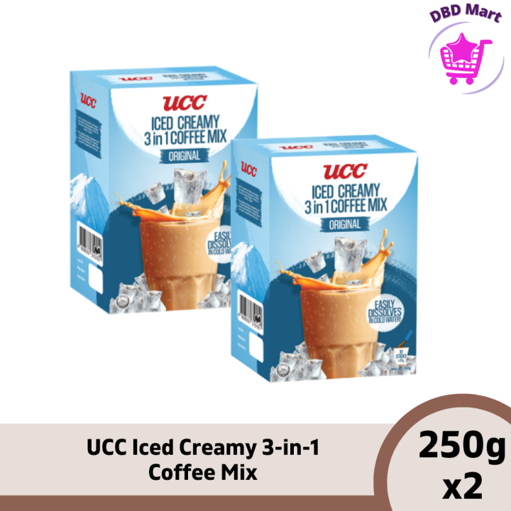 UCC Iced Creamy • 3-in-1 Coffee Mix • Original 250g X2 | Lazada PH
