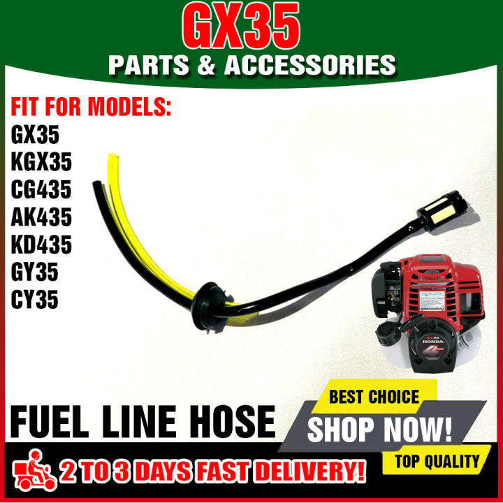 Grass Cutter Fuel Hose Assy Honda Gx35 CX35 kx35 4 stroke Grasscutter ...