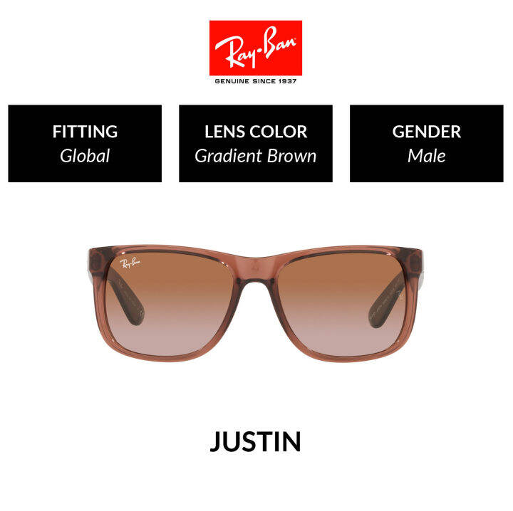Ray-Ban - Justin RB4165 659413 - Sunglasses | Lazada PH