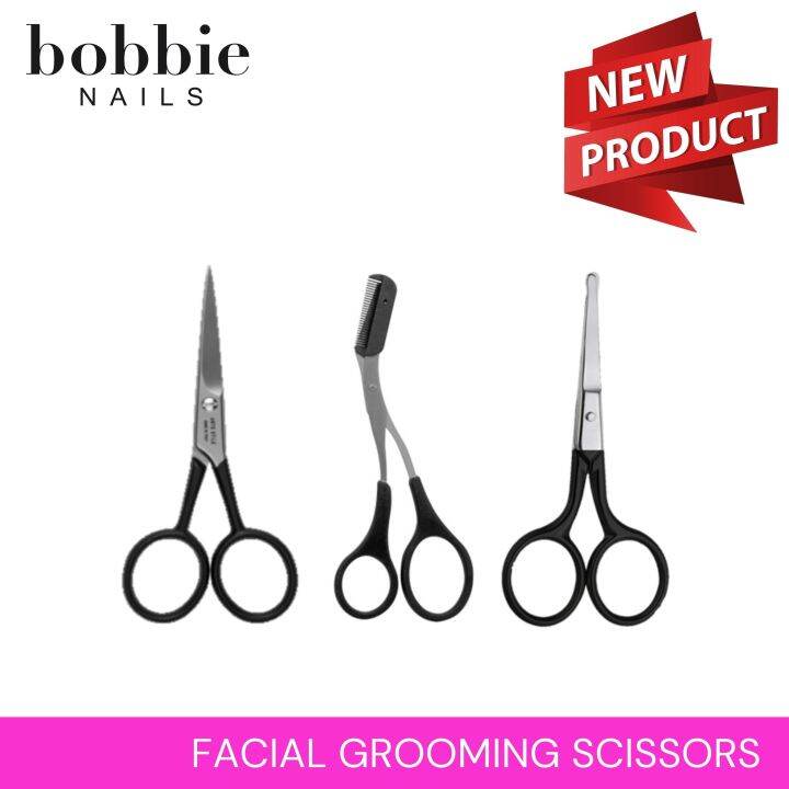 Bobbie Nails Facial Hair Grooming Scissors | Lazada PH