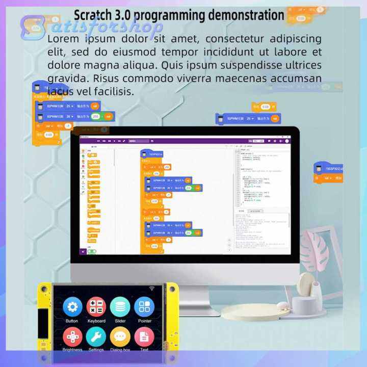 Esp32 Development Board 2 8inch Lcd Tft Touch Screen Development Board Microcontroller Dual Core