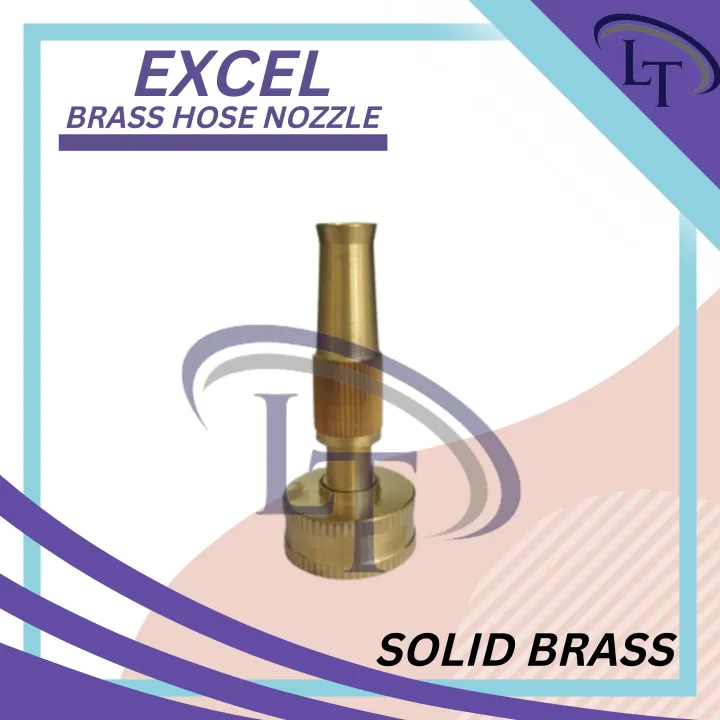 LEYTON DEPOT EXCEL HOSE NOZZLE SOLID BRASS | Lazada PH
