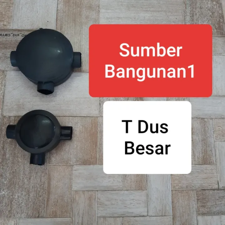 Tee Dus T Dos Listrik Besar hitam kabel | Lazada Indonesia