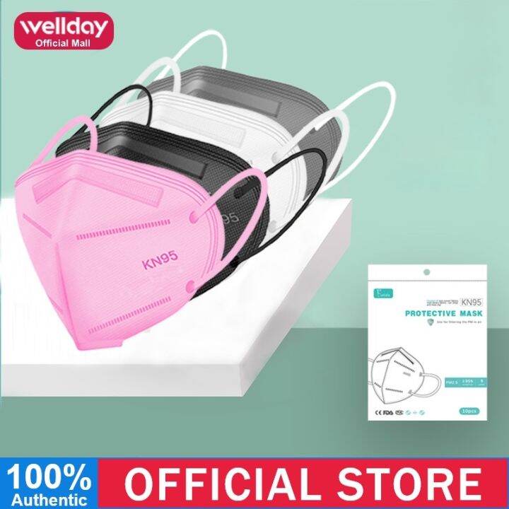 Wellday Kn95 Mask Original Mask FDA Approved Medical Face Mask Washable ...