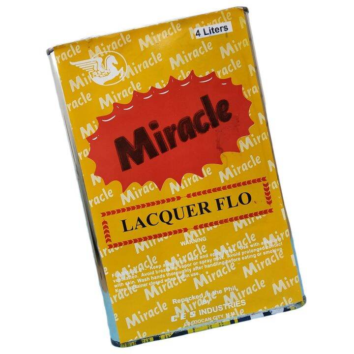 ☜MIRACLE LACQUER FLO ( 1 GALLON 1 GALLON 1 GALLON 1 GALLON 1 GALLON 1 ...