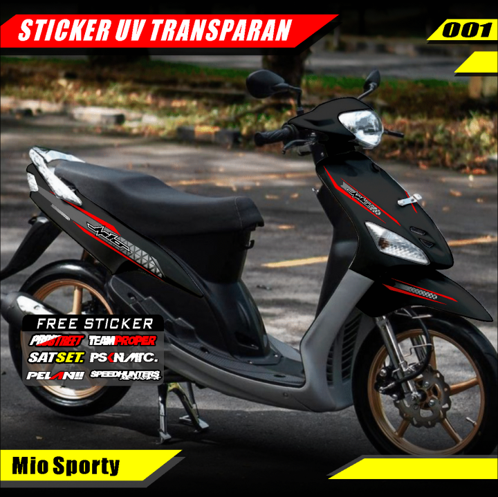 STRIPING TRANSPARAN MIO 110 SMILE/SPORTY TECHNO VARIASI LIST MOTOR ...
