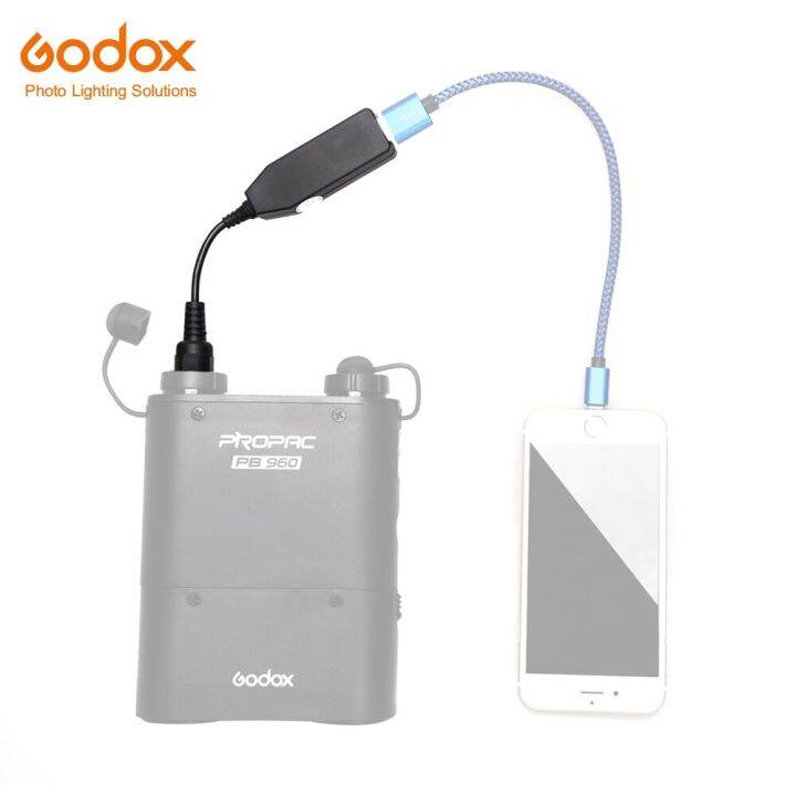 Godox Power Pack PB960สาย USB เพื่อชาร์จโทรศัพท์แปลง USB (มีหมายเลข ...