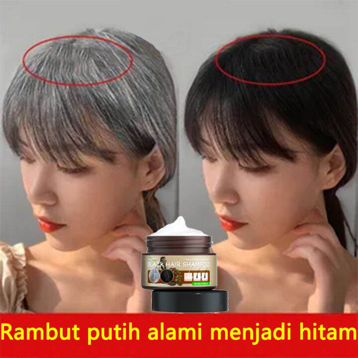 Fo-ti herbal tradisional shampo rambut hitam shampo rambut putih ...