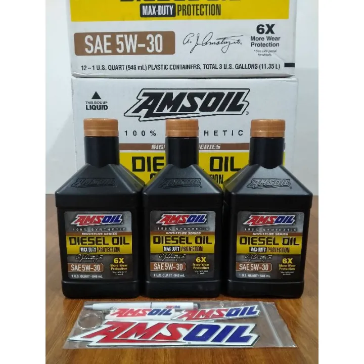 Amsoil 5w30 Diesel Signature series Max duty 100 Fully synthetic(1quart ...