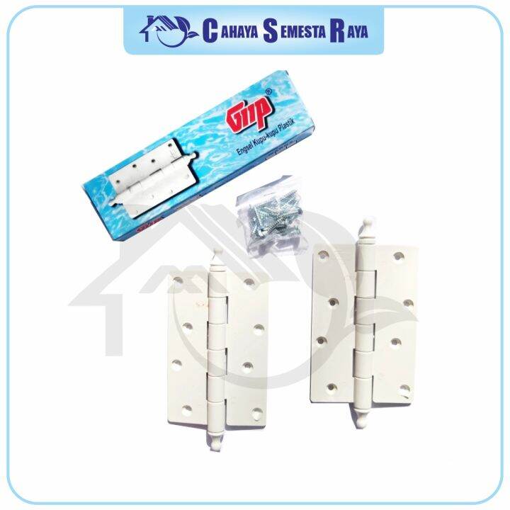 Engsel PVC Plastik 4.5" 4,5 inch Pintu Kamar Mandi - GMP | Lazada Indonesia