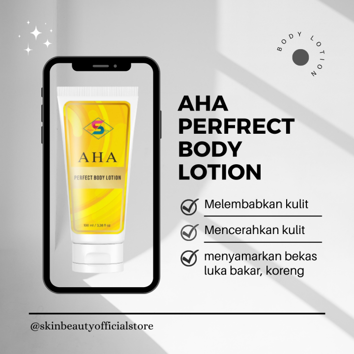 AHA Perfect Body Lotion Menghilangkan dan Menyamarkan Korengan, Cacar ...