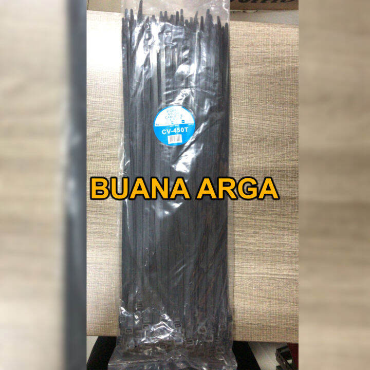 Kabel Ties Fort 450T 450 x 7.6mm Cable Tie panjang 45cm Hitam / Putih ...