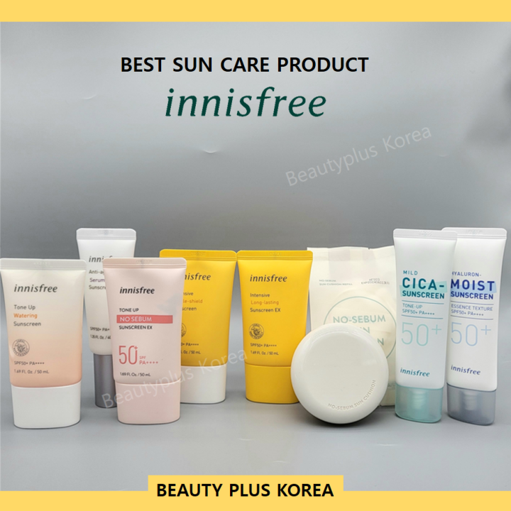 [Innisfree] Intensive triple shield /Long lasting EX / Tone Up No Sebum EX (Renewal) / Watering ...