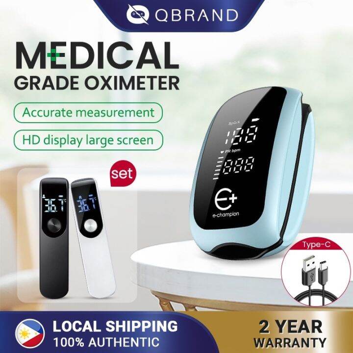 chenxin Qbrand LED Pulse Oximeter Rechargeable Fingertip Pulse Oxymeter ...