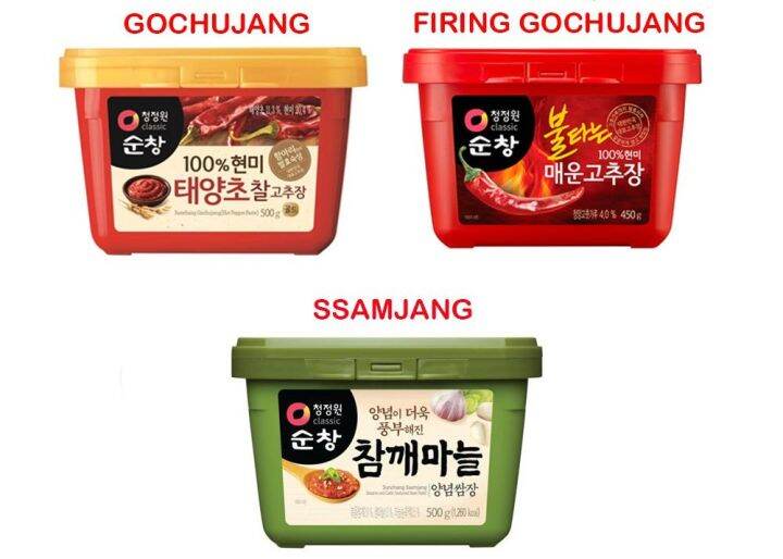 Red Pepper Paste Gochujang/Firing Gochujang/Ssamjang 500g 100% ...