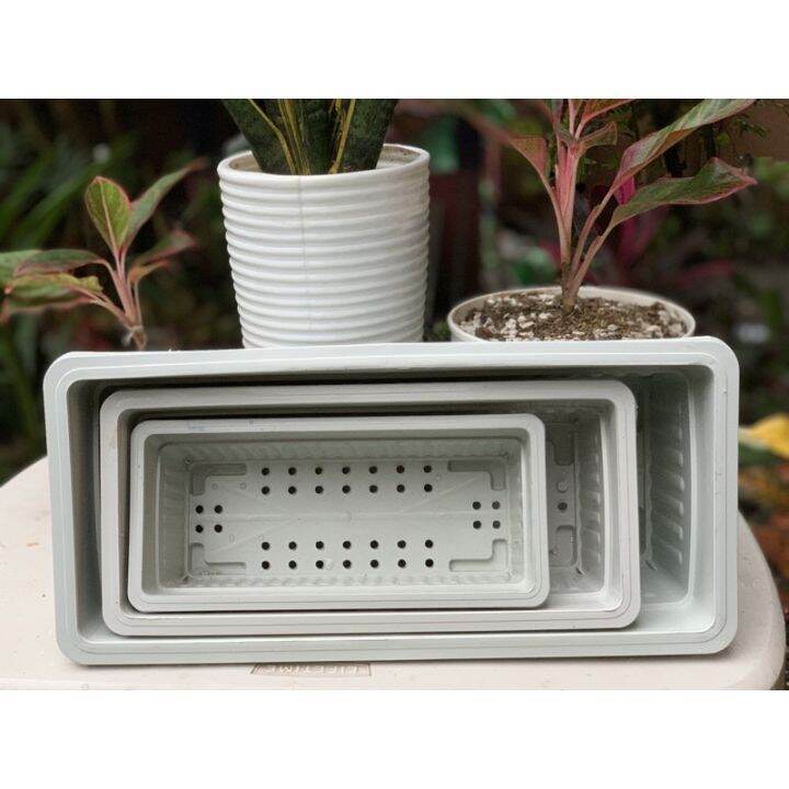 RECTANGULAR WIDE POT SUPER NICE! | Lazada PH