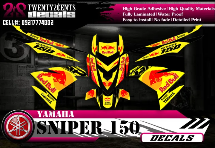 Sniper 150 decals / sticker Version 1 | Lazada PH