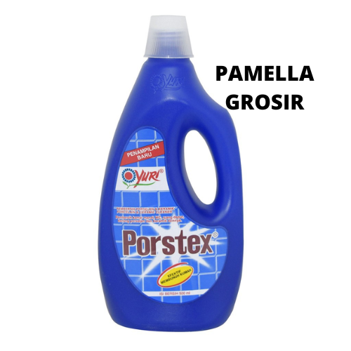 PORSTEX PEMBERSIH KERAMIK DAN PORCELAIN BIRU/UNGU BOTOL 500ML | Lazada ...