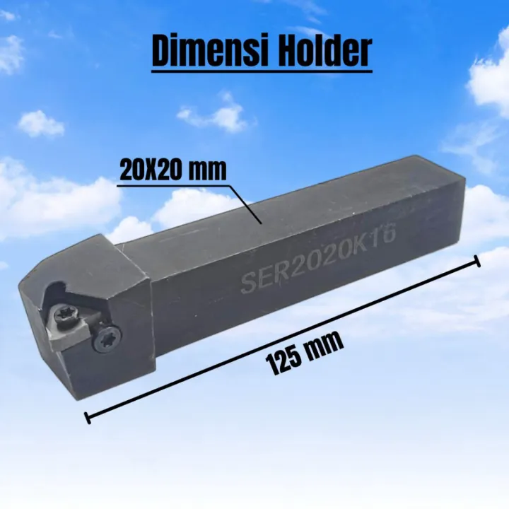 ms7 Holder Bubut Ulir luar SER 2020K16 drat luar SER 2020 SER 16 | Lazada Indonesia