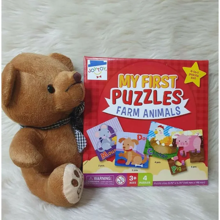 My First Puzzles, Sea Animals,Fruits,Wild animals, farm animalsA9p ...