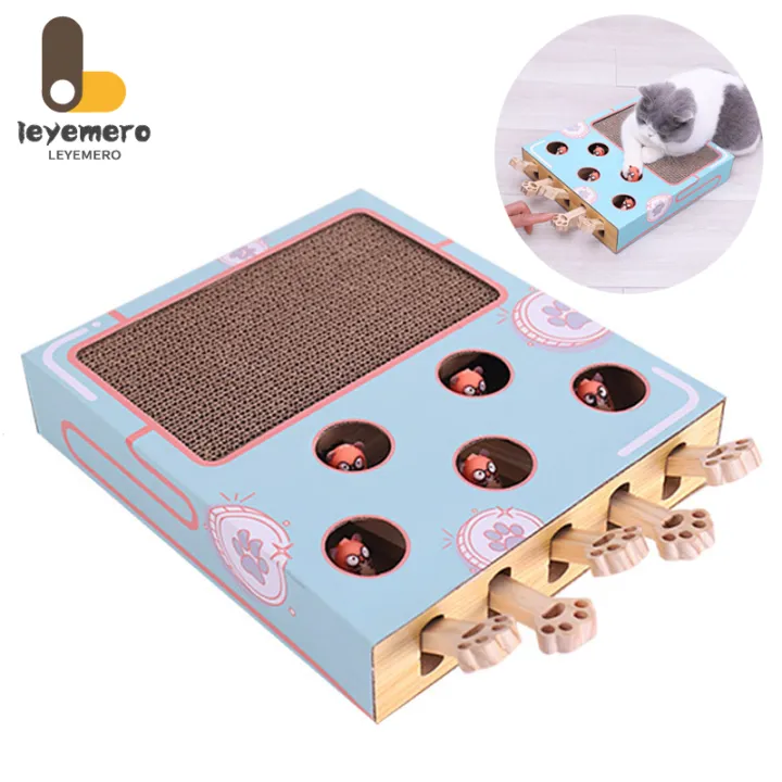 MIAOFAIRY Whack-A-Mole Cat Scratching Board Toy | Lazada.co.th