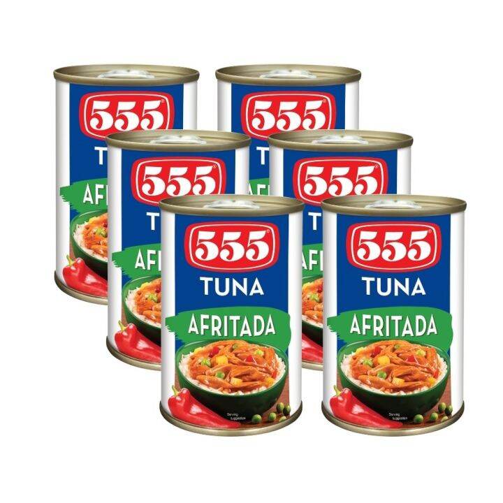 555 Tuna Flakes Afritada 110g - Pack of 6 | Lazada PH