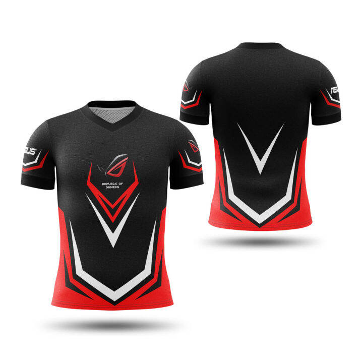 Kaos Jersey Esport Gaming Asus ROG Custom Full Printing | Lazada Indonesia