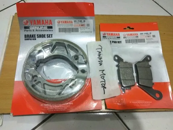 KANVAS REM SET DEPAN DAN BELAKANG YAMAHA FREEGO | Lazada Indonesia