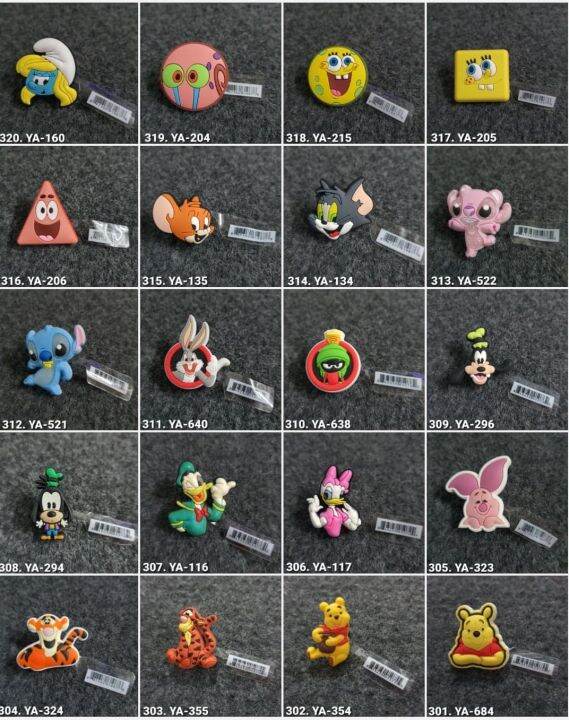 Authentic Jibbitz Regular designs 301-400 | Lazada PH