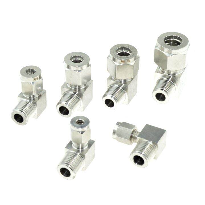 Siku 14 "PT NPT Male Thread 6mm 8mm 12mm 14" inci paip Double Ferrule ...