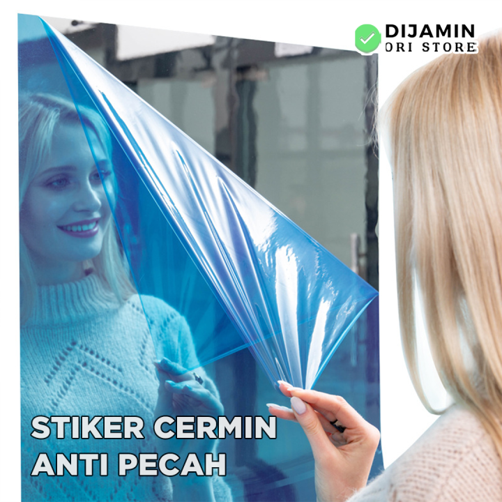Big Size Sticker Kaca Cermin Miror Kotak Berbahan Arkrilik Hiasan ...