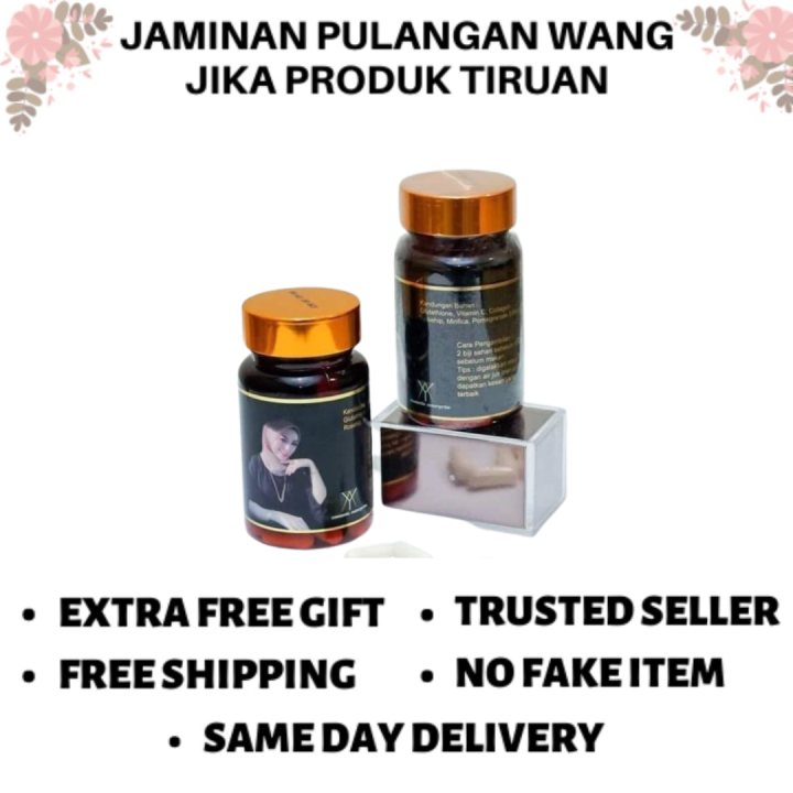 [ PRODUK VIRAL ] AY KAPSUL GLUTA PLUS / PIL PEMUTIH + FREE GIFT | Lazada