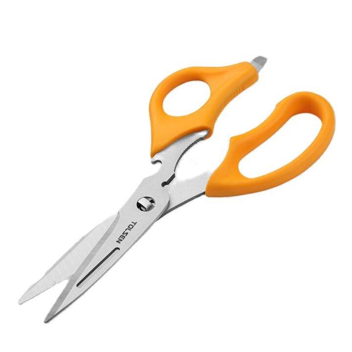 Gunting Multiguna (INDUSTRIAL) Multi-Purpose Kitchen Scissors Tolsen ...