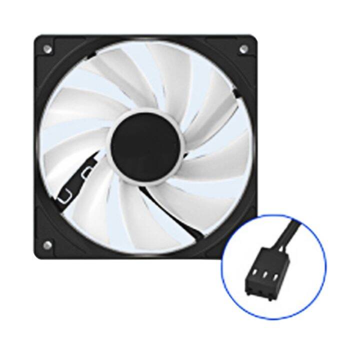 Computer PC Fan Adjustable ARGB Cooling Fan 120mm Silent Control ...