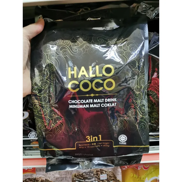 怡保长江/長江三合一巧克力 Chang Jiang HALLO COCO 3in1 CHOCOLATE Malt Drink 40gmX15 ...