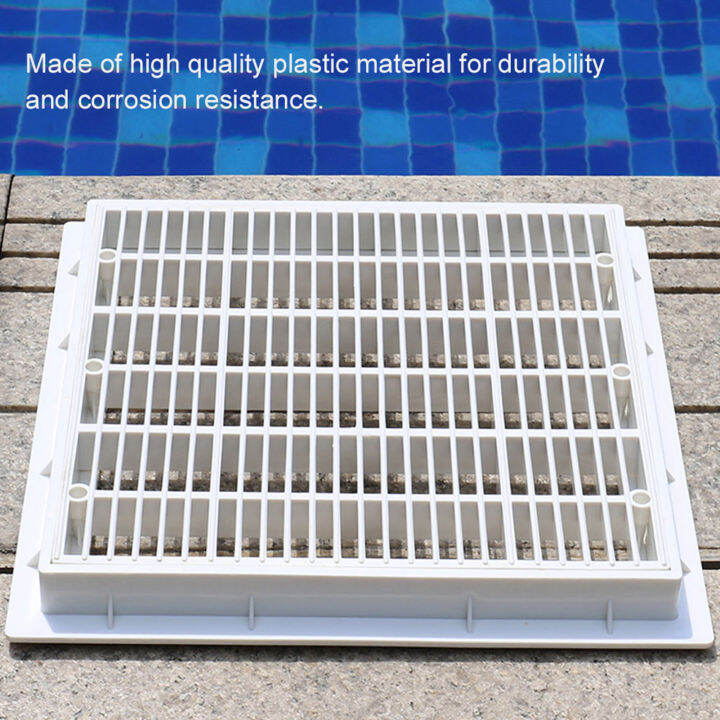 30x30cm Swimming Pool Square Main Drain Cover Plate Floor Drain Cover ...